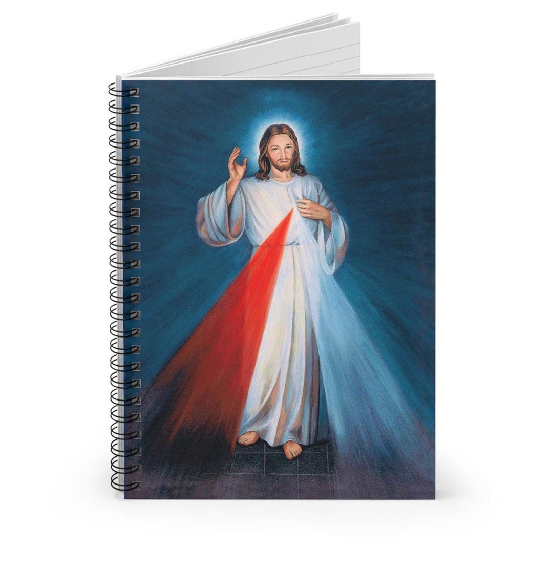 Christian Journal With Jesus Divine Mercy Religious Notebook Blank ...