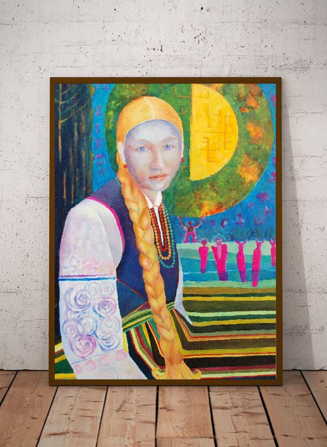 Polish Folk Art Polish Wall Art Gifts From Poland Polish Folk Costume ...