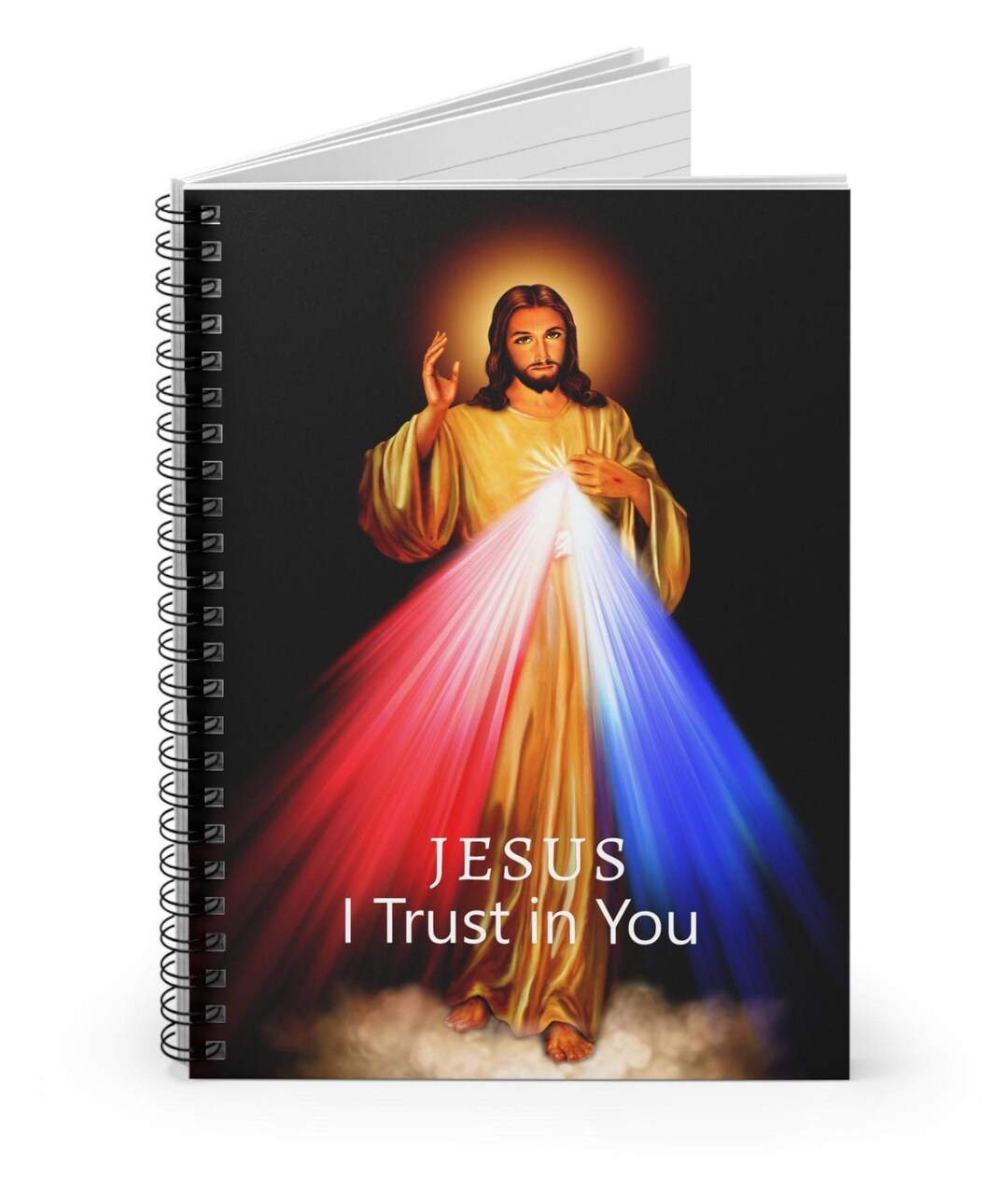 Christian Journal, Jesus Divine Mercy Religious Notebook, Divine Mercy ...