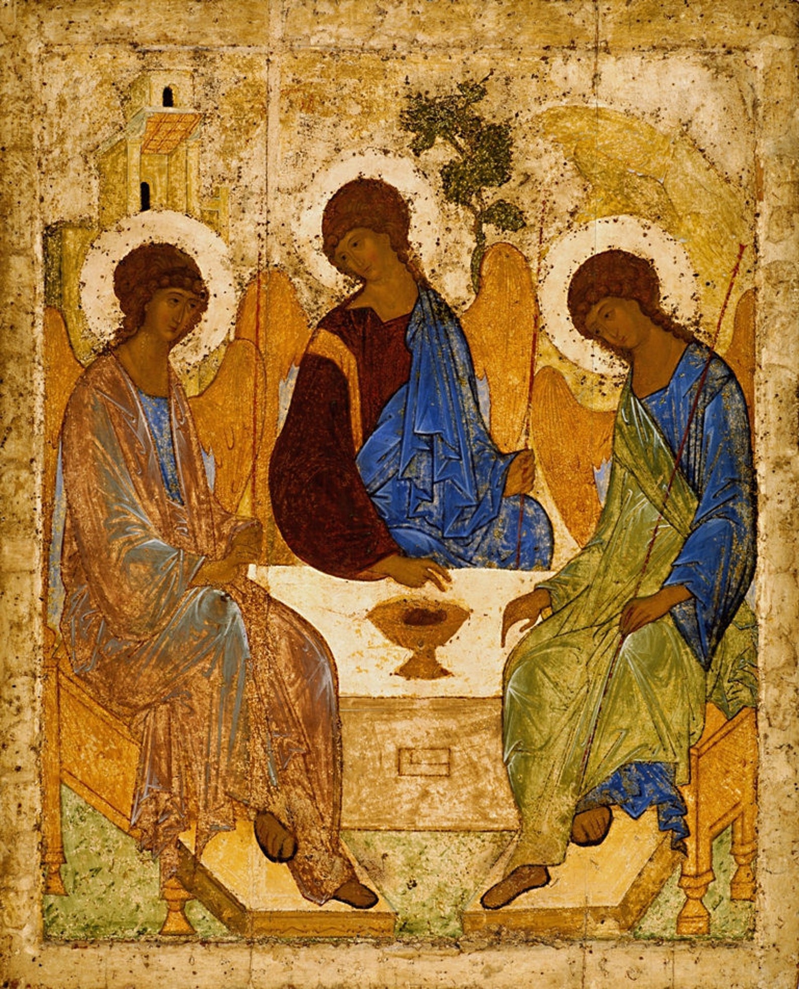 Holy Trinity POSTER A2 Rublev Trinity Print Byzantine Icon Christmas ...