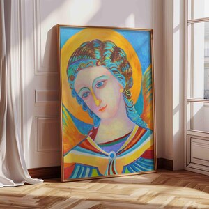 Saint Archangel Gabriel POSTER 12x16 Byzantine Icon Orthodox Icon ...