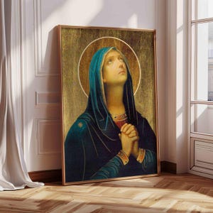 Our Lady of Sorrows POSTER 17x12 Virgin Mary Print Catholic Prints and ...