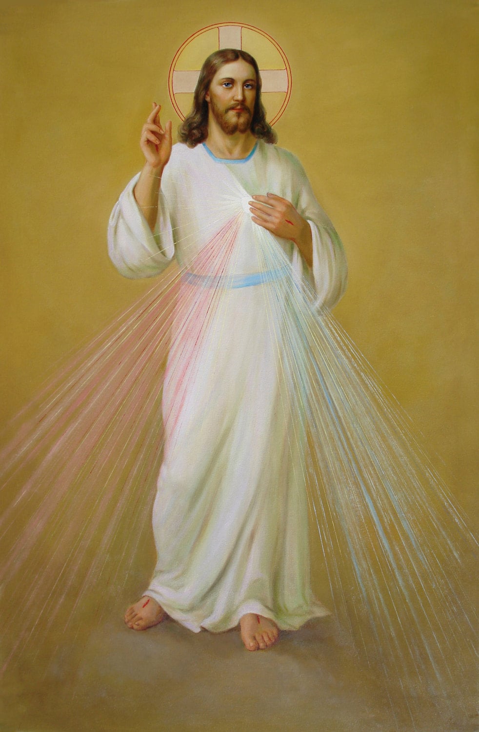 Jesus Print Jesus POSTER Divine Mercy Jesus Picture Catholic - Etsy