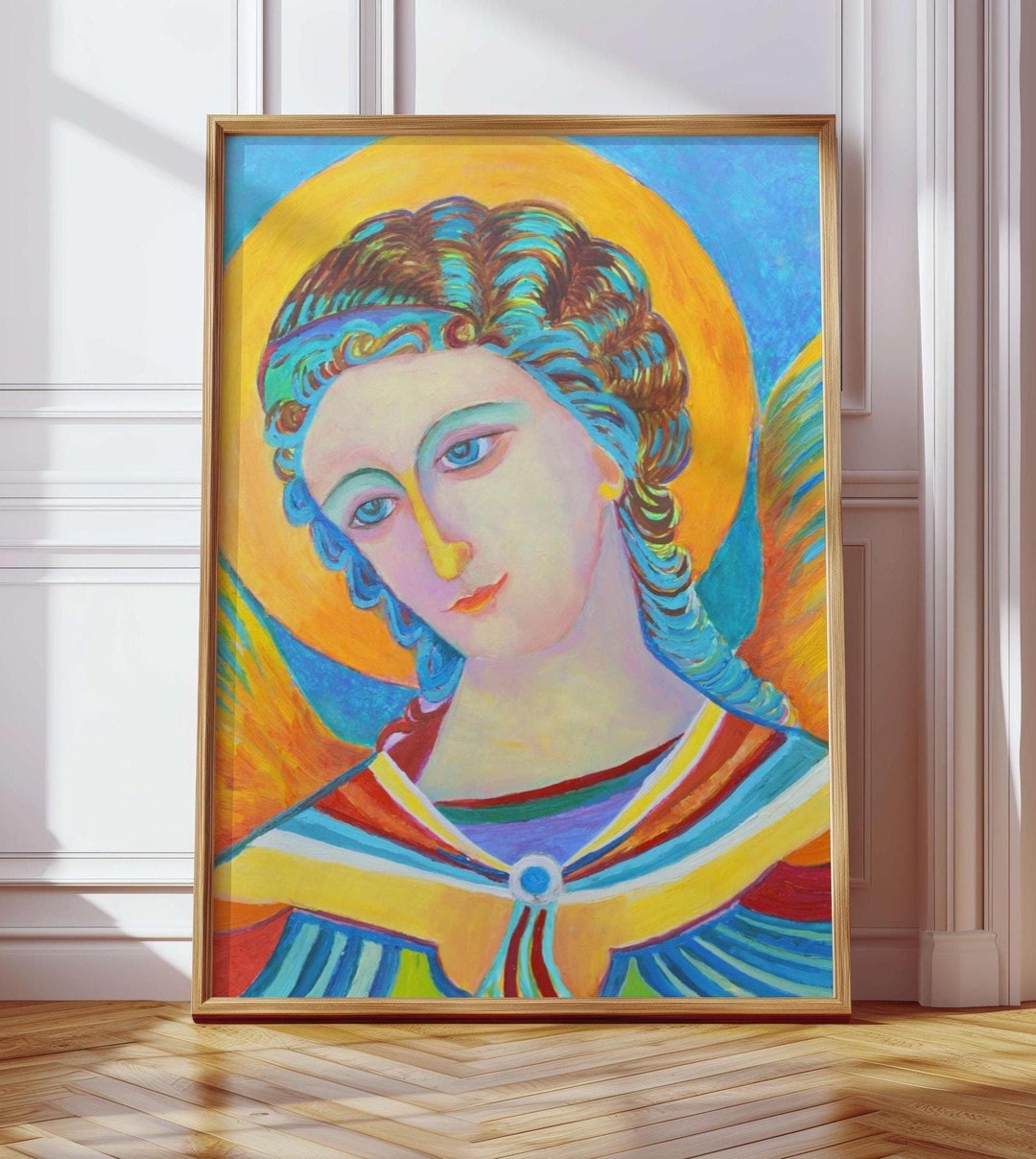 Saint Archangel Gabriel POSTER 12x16 Byzantine Icon Orthodox Icon ...