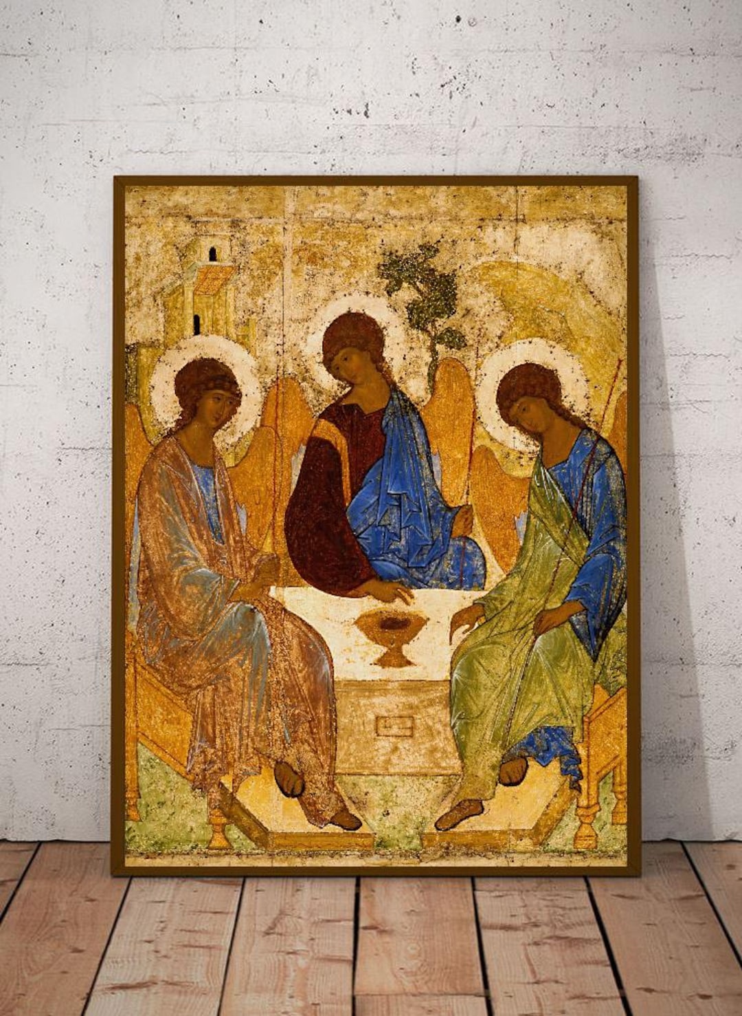 Holy Trinity Catholic POSTERS Rublev Trinity Print Three Angels ...