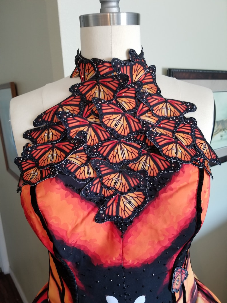 Evening / Prom / Party Monarch Butterfly Dress | Etsy