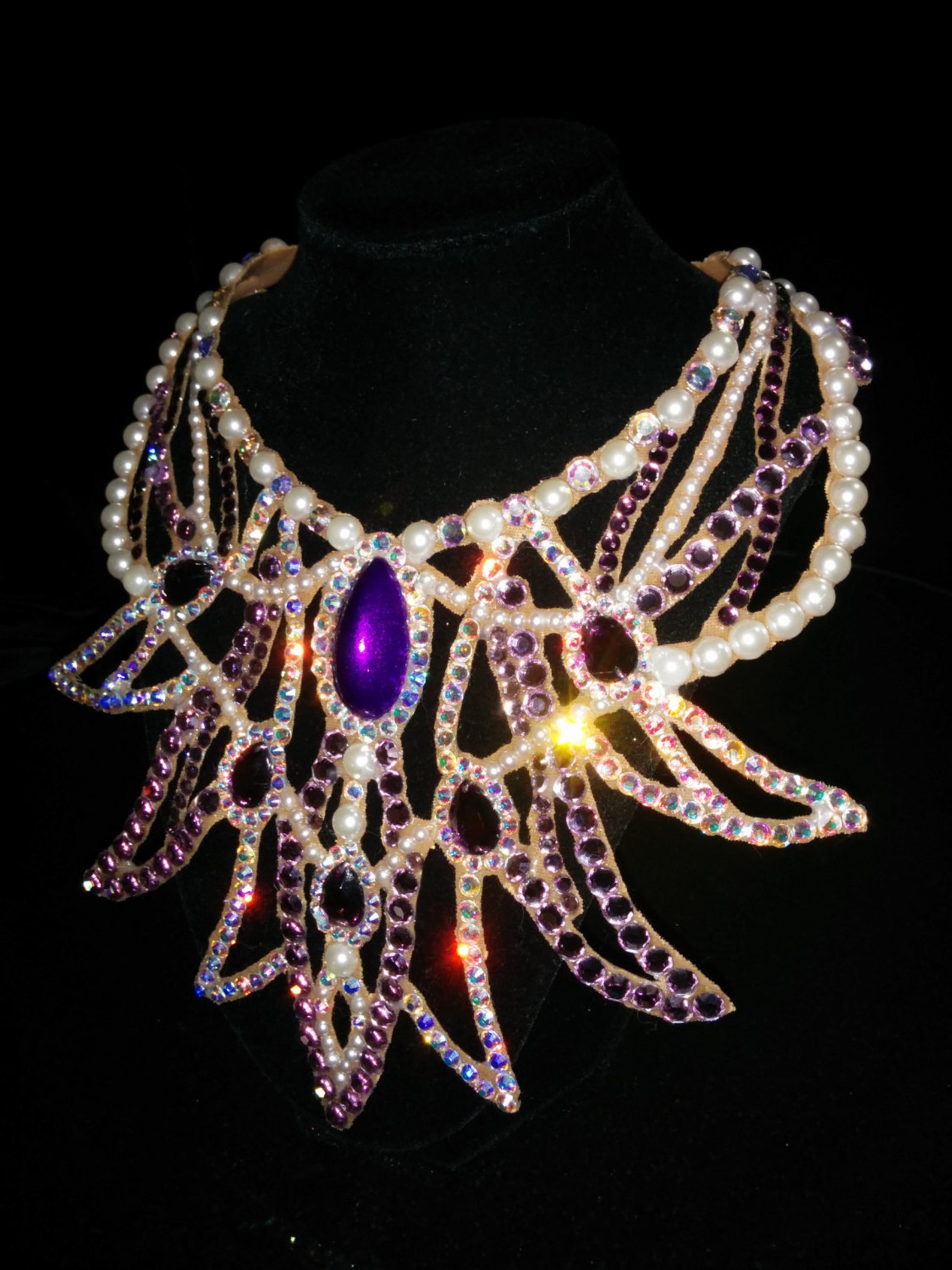 Star Necklace a Handmade Custom Crystal Necklace That is - Etsy