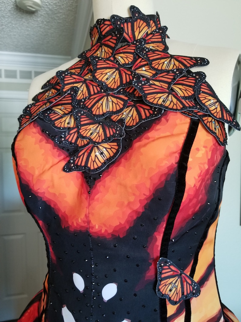 Evening / Prom / Party Monarch Butterfly Dress | Etsy