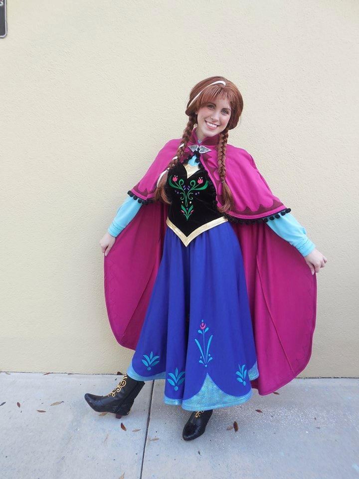 Anna Frozen Dress Detail