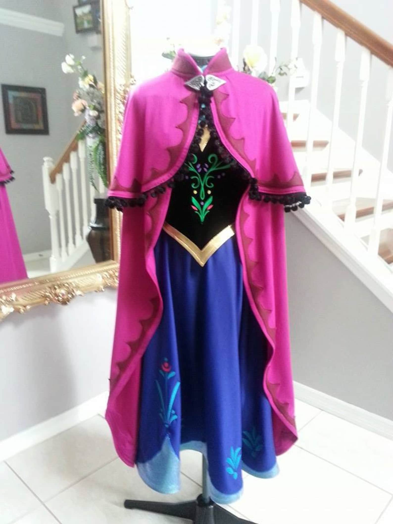 Anna Frozen Costume Etsy