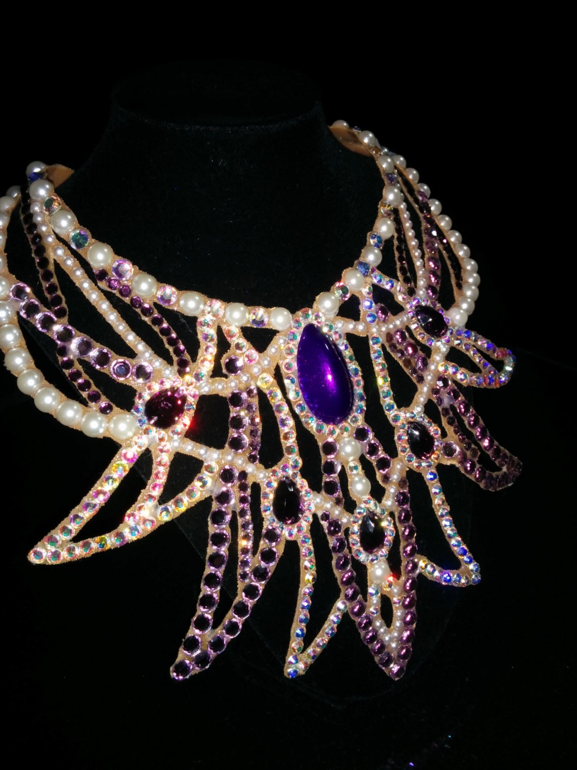 Star Necklace a Handmade Custom Crystal Necklace That is - Etsy