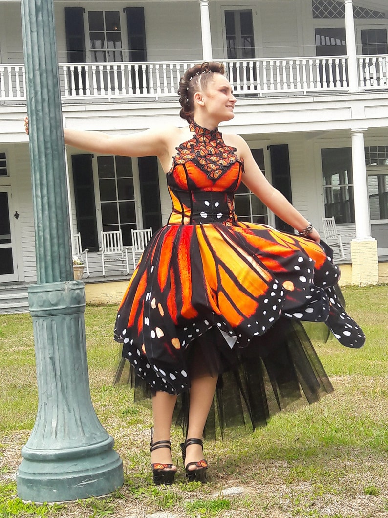 Evening / Prom / Party Monarch Butterfly Dress | Etsy