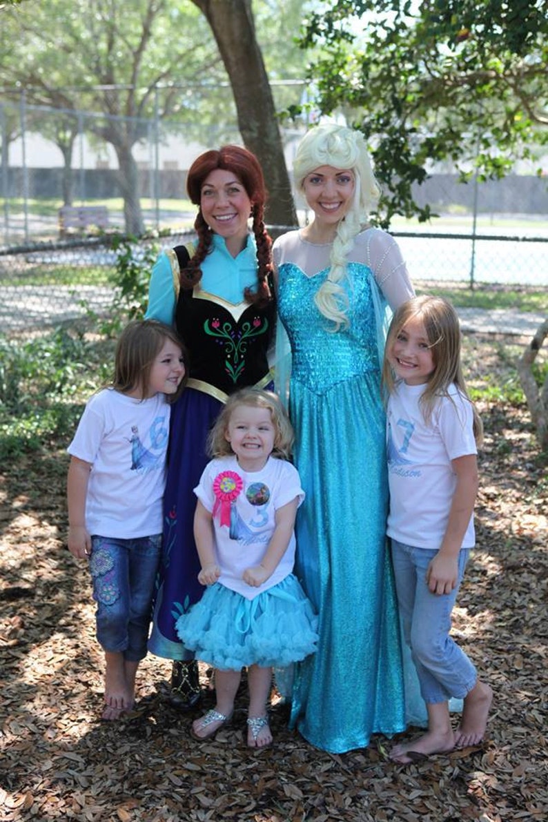 Elsa And Anna Frozen Costumes Etsy
