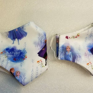 Frozen Face Mask Adult Size /kids Size Dust Mask Washable - Etsy