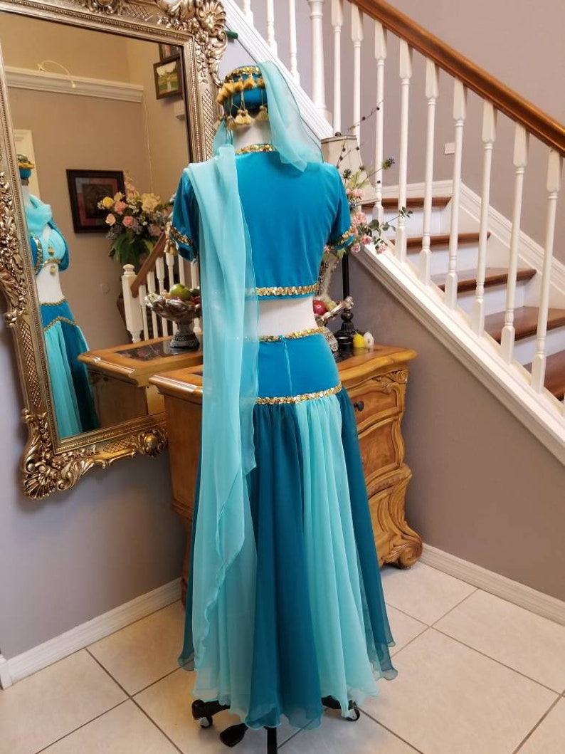 Jeannie Evil Sister Costume I Dream Of Jeannie Green Costume Etsy