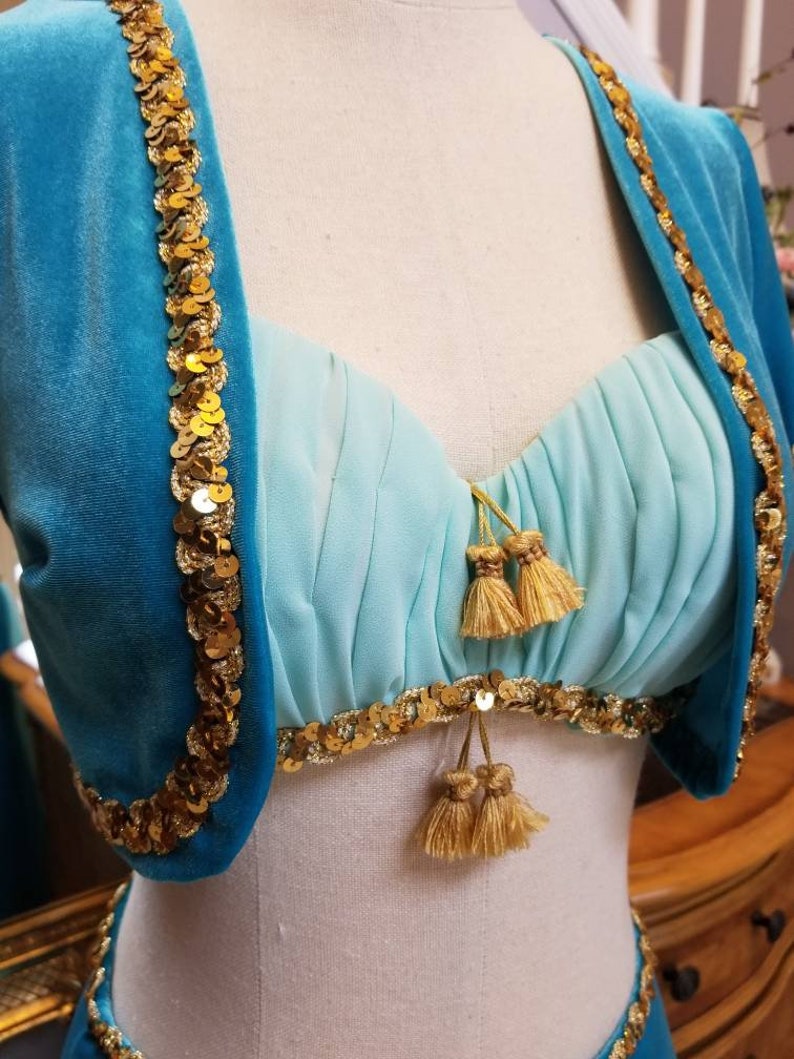 Jeannie Evil Sister Costume I Dream Of Jeannie Green Costume Etsy