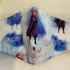 Frozen Face Mask Adult Size /kids Size Dust Mask Washable - Etsy