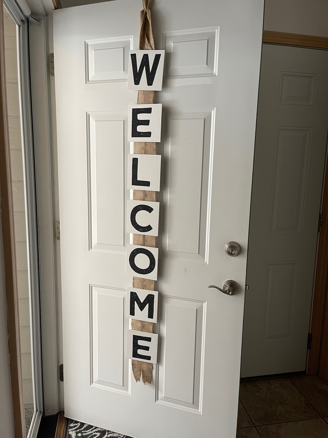 Hanging Door Welcome Banner - Etsy