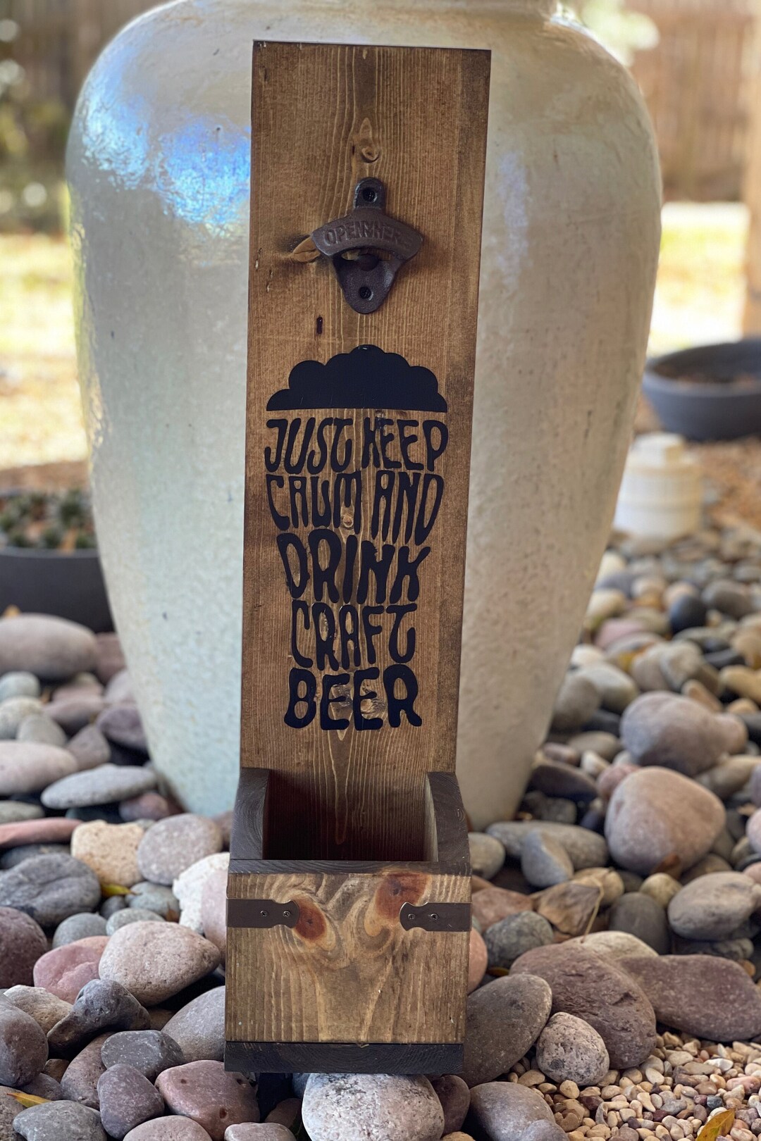 Bottle Opener- Handmade- Wall or Table Top -groomsmen Gift- Gift for ...