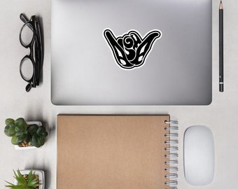 Tie Dye Sticker Hang Loose Hand Ocean Surfing Shaka Die Cut - Etsy