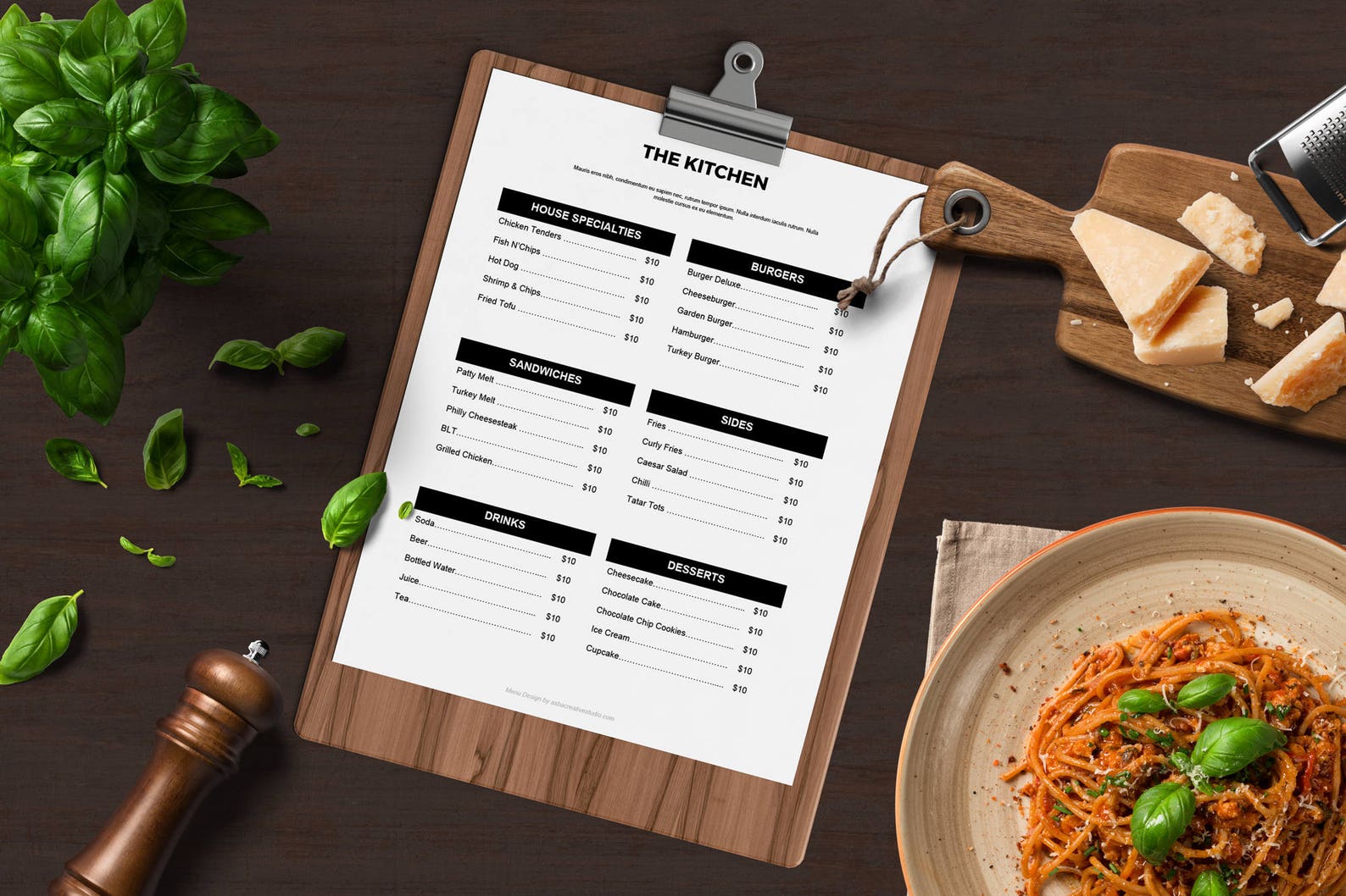 Restaurant Menu Template, Menu Template, Editable Menu, Word Menu ...