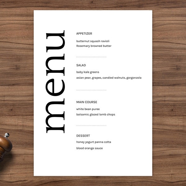 Menu Restaurant, Restaurant Menu, Restaurant Menu Template, Word Menu ...