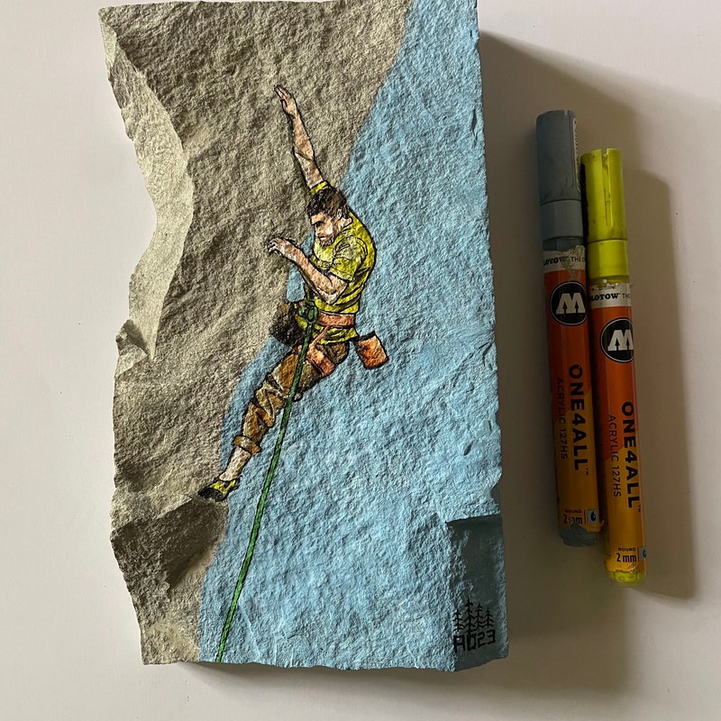 Rock Climbing Art - Etsy