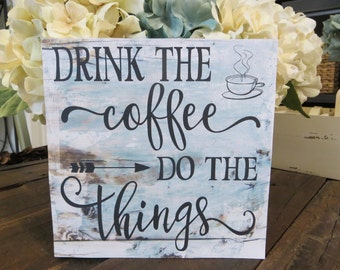 Funny coffee signs | Etsy