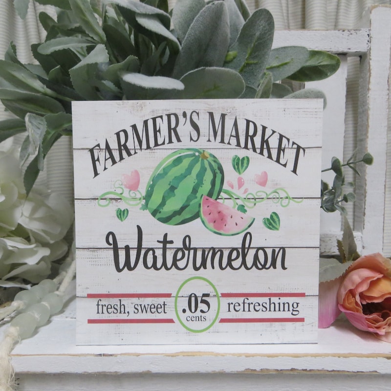 Watermelon Sign - Etsy