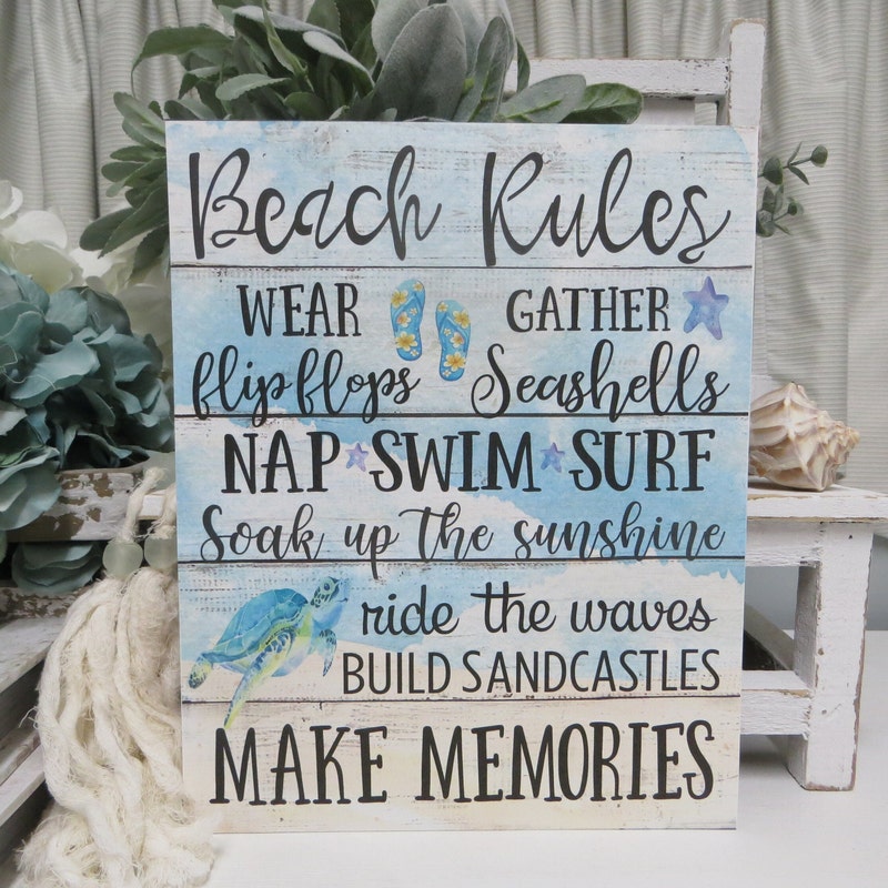 Beach Signs - Etsy