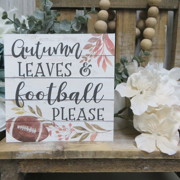 Autumn Leaves and Football Please - Etsy