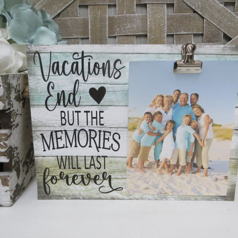 Family Vacation Picture Frames - Etsy