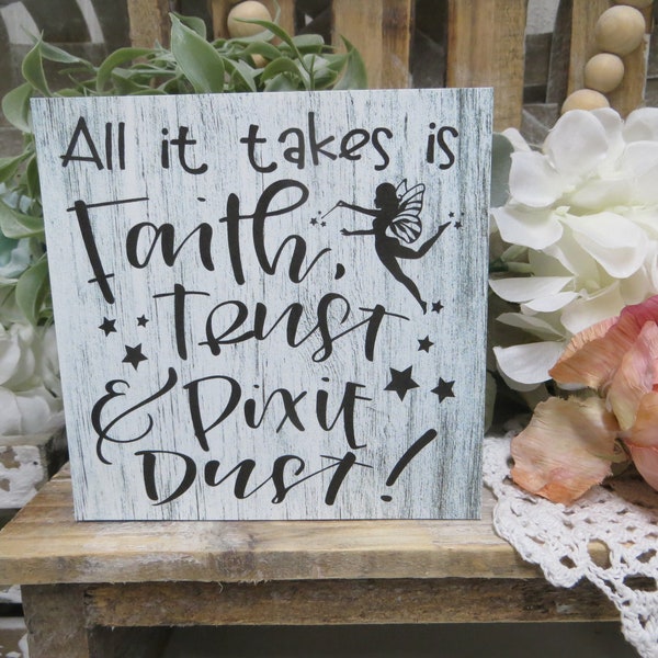 Faith Trust Pixie - Etsy