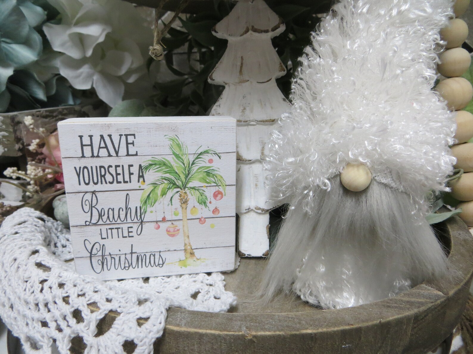 Beach Christmas Sign have Yourself a Beachy Little - Etsy