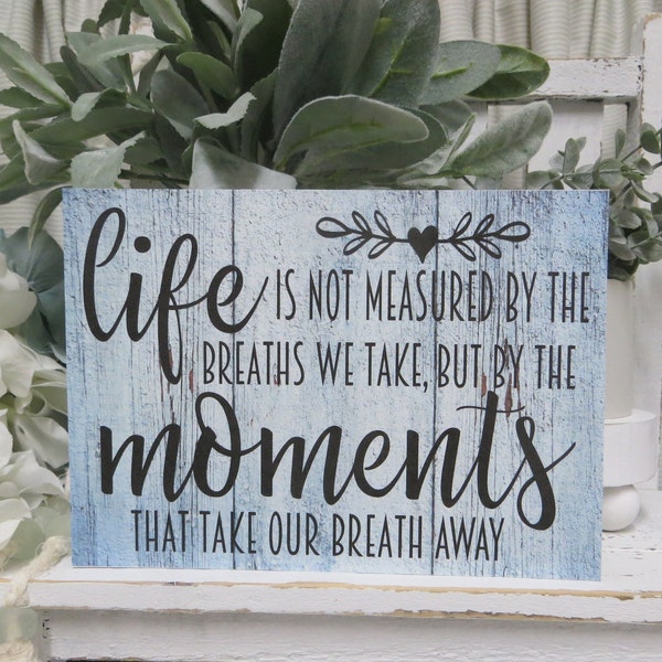 Life is Not Measured - Etsy