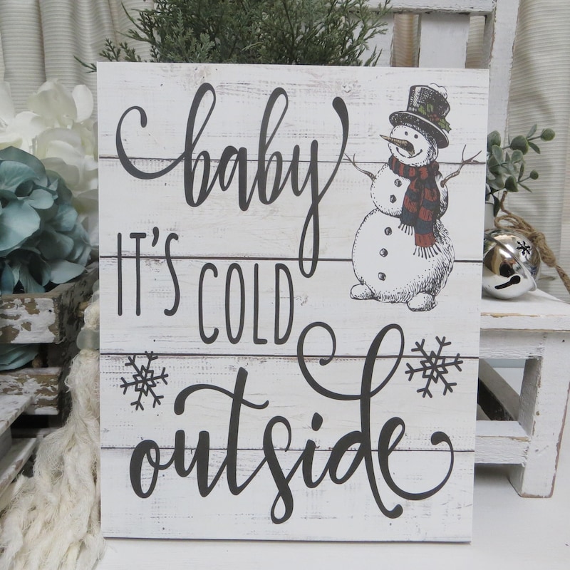 Winter Wood Sign - Etsy