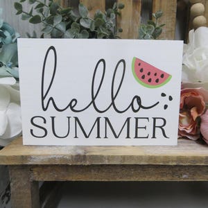 Summer Watermelon Sign / Hello Summer / Summer Sign / Summer Watermelon ...