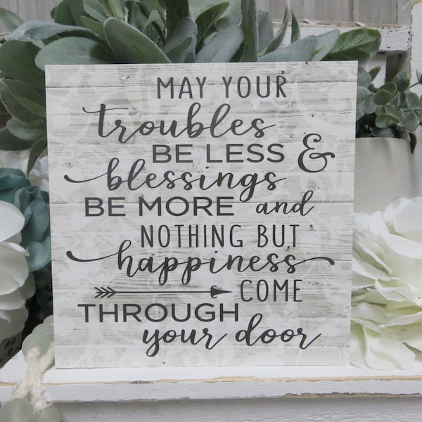 May Your Troubles - Etsy