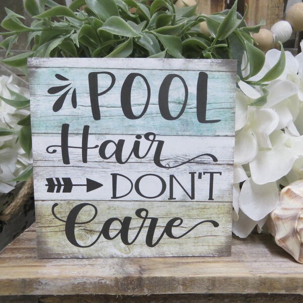 Pool Hair Don't Care - Etsy