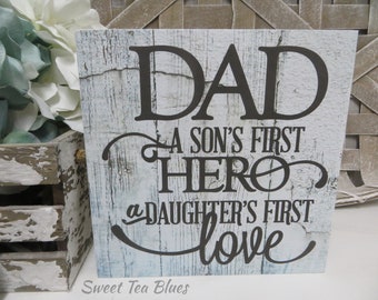 Dad Sign With Kids Names, Fathers Day Gift, Personalized Gift for Dad ...