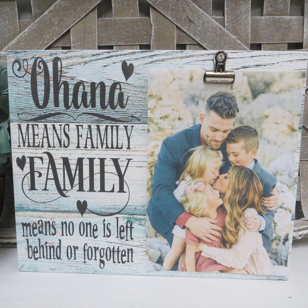Ohana Picture Frame - Etsy