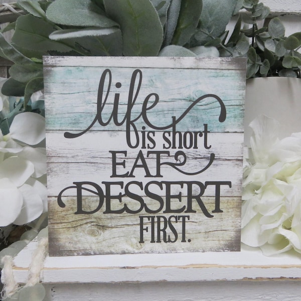 Eat Dessert First - Etsy