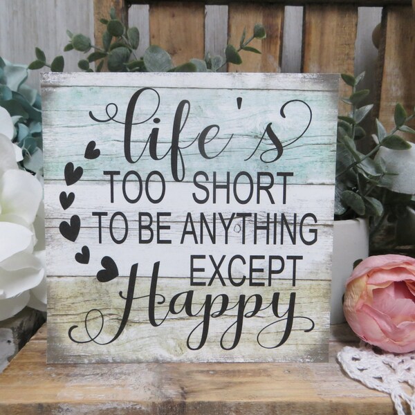 Life is Too Short - Etsy