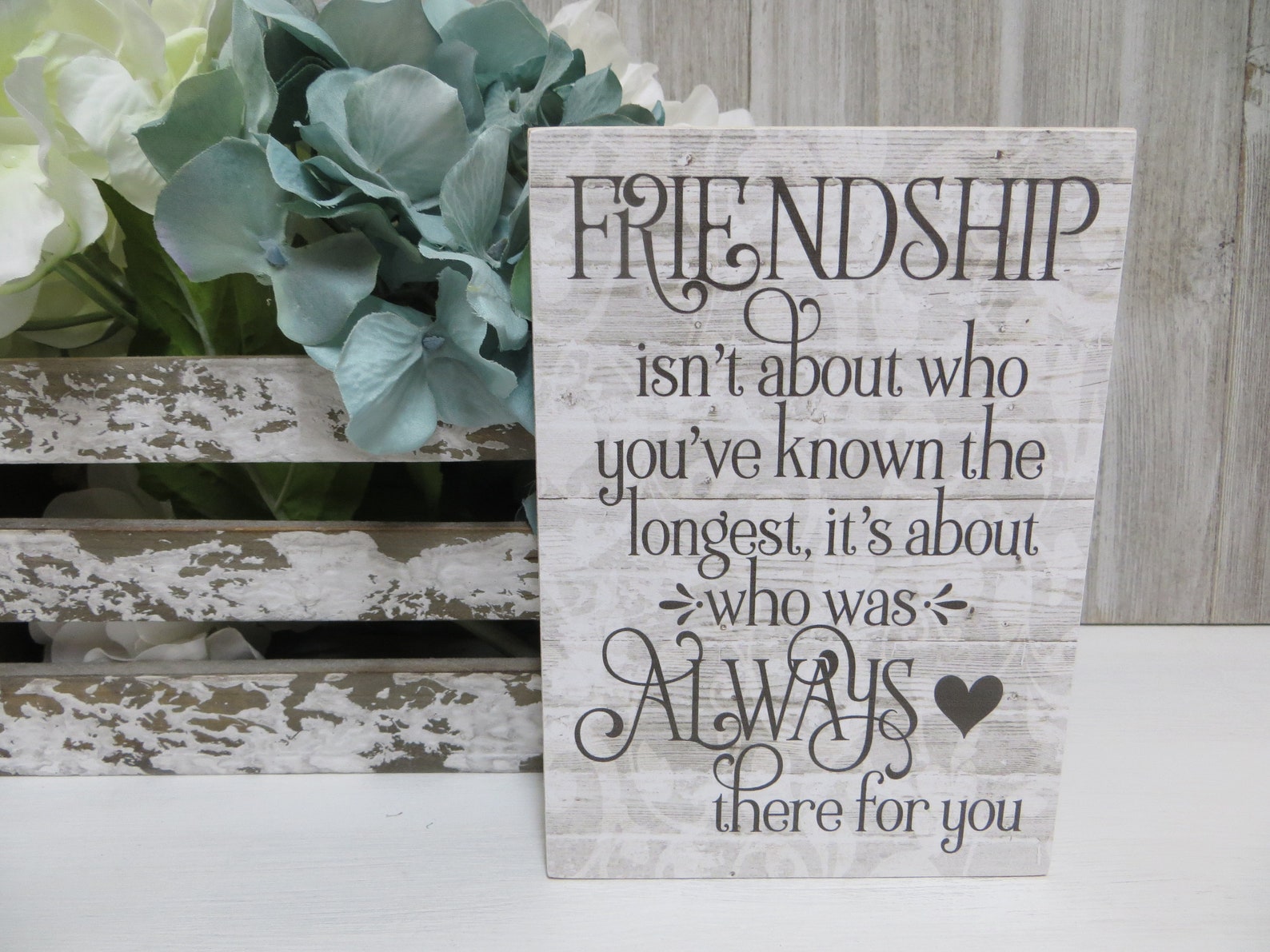 Friend Sign friendship Isn't About Who You've - Etsy