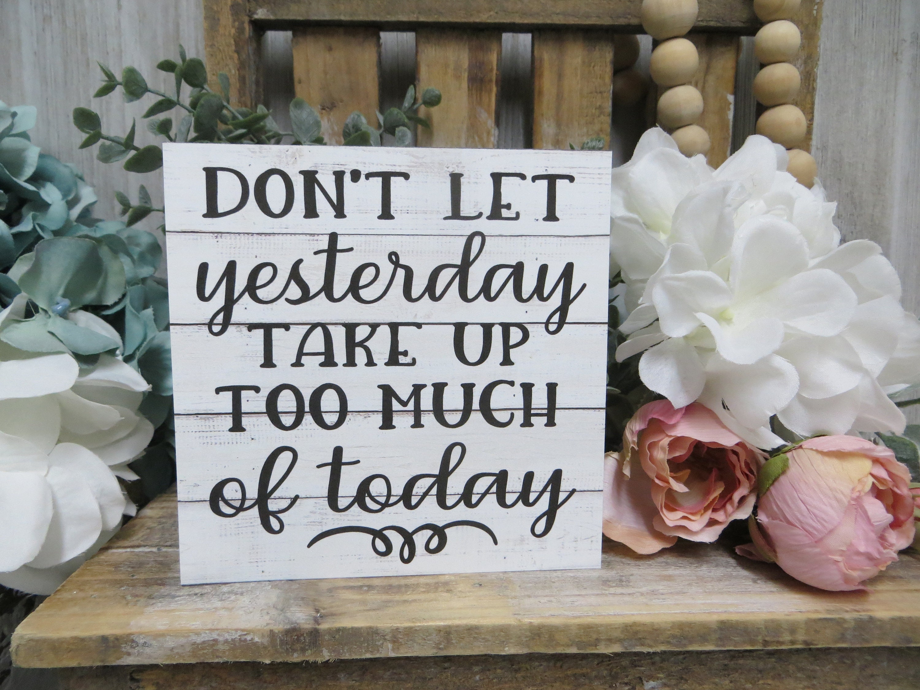 Yesterday Today And Tomorrow Sign