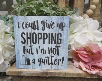 Funny Shopping Sign - Etsy