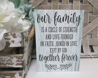 God Family Sign - Etsy