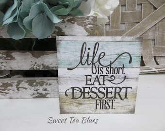 Eat Dessert First | Etsy