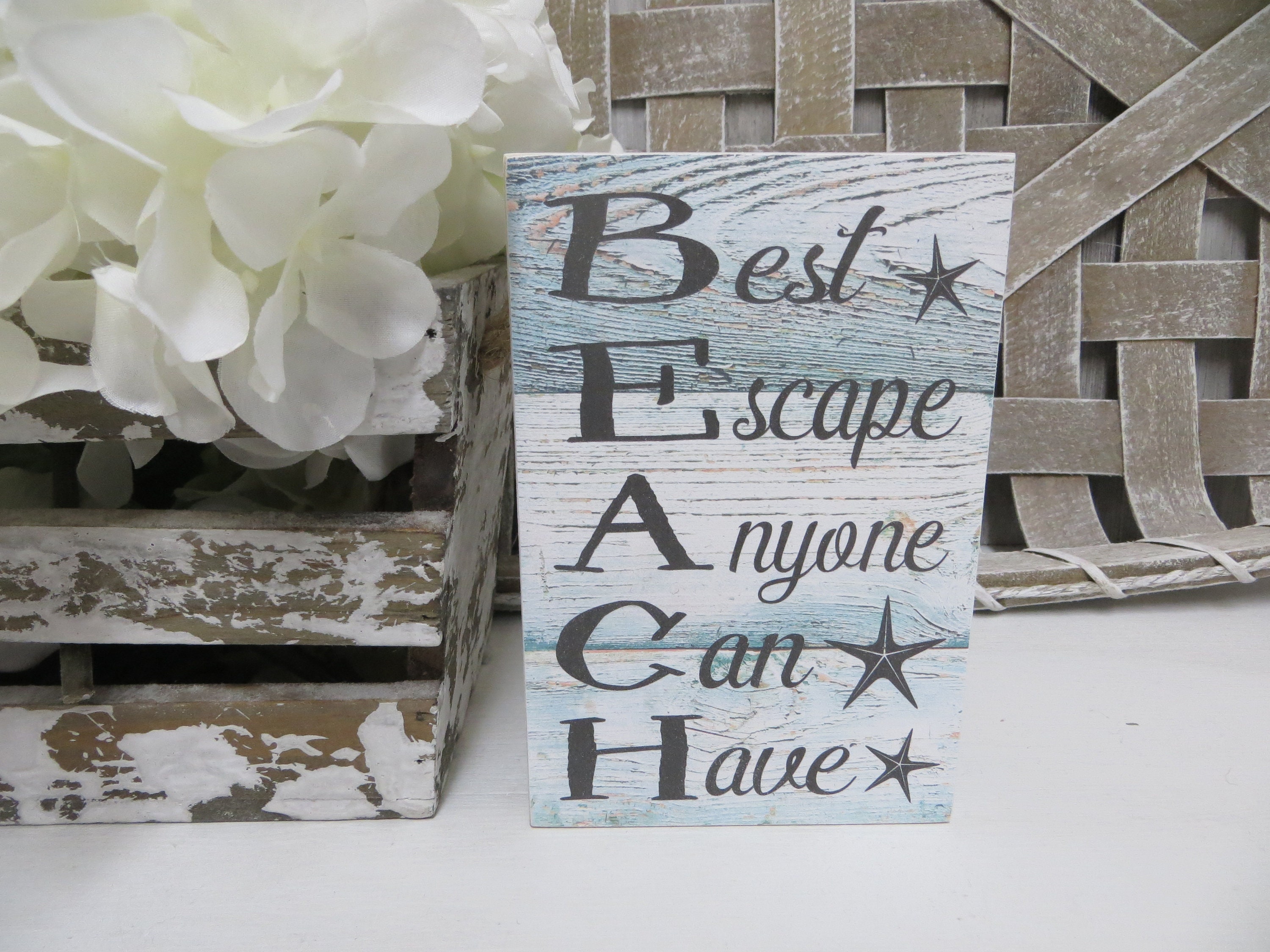 Beach Sign beach...best Escape Anyone Can Have | Etsy