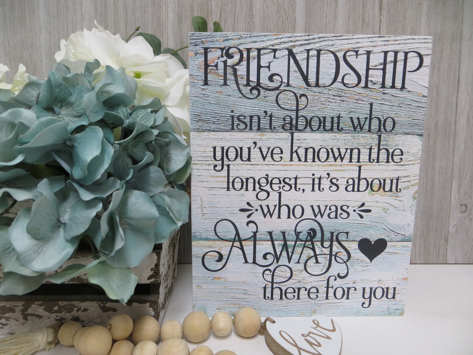 Friend Sign friendship Isn't About Who You've - Etsy